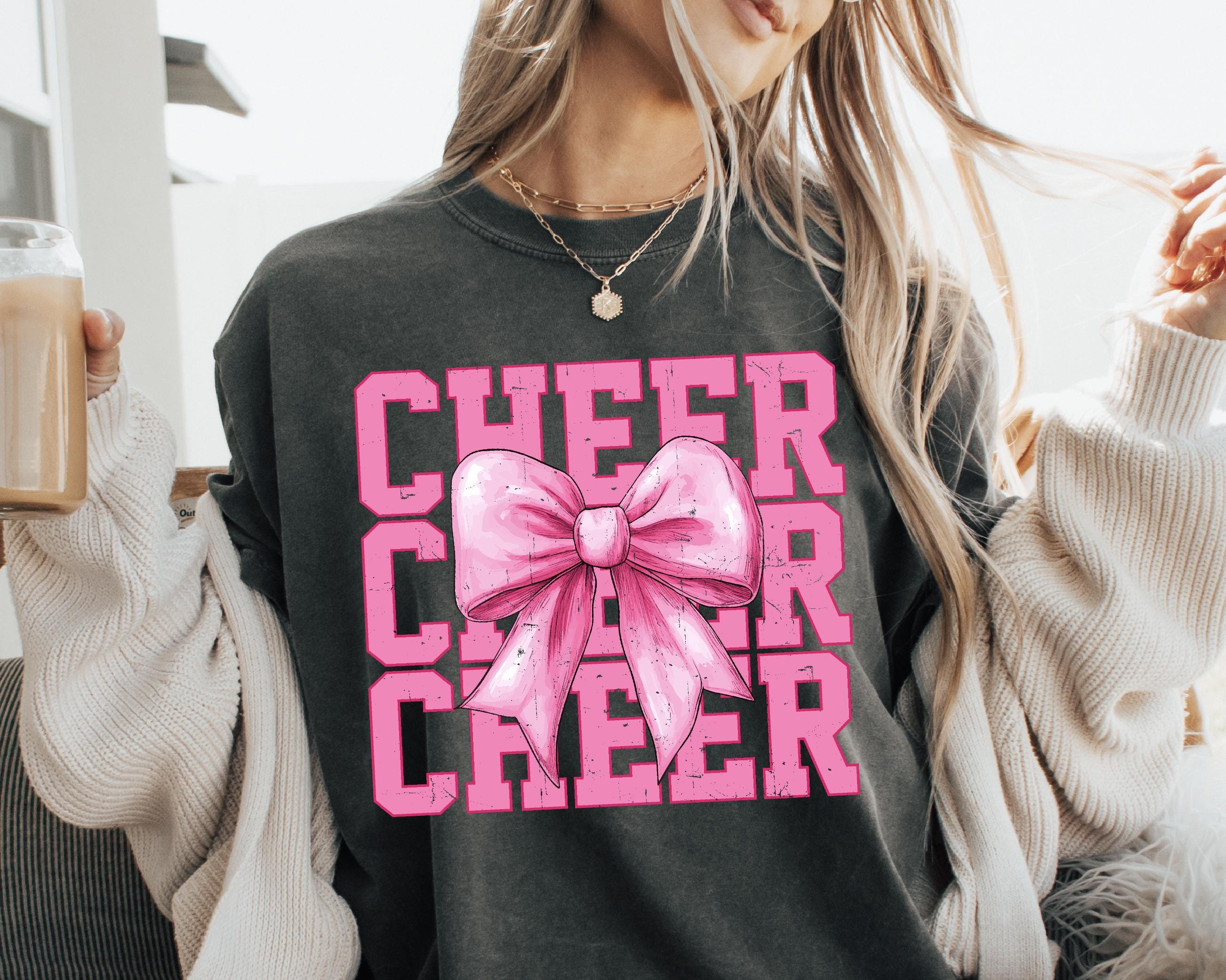 Pink Football Coquette PNG: Cheer Mama T-shirt Design (digital Download ...