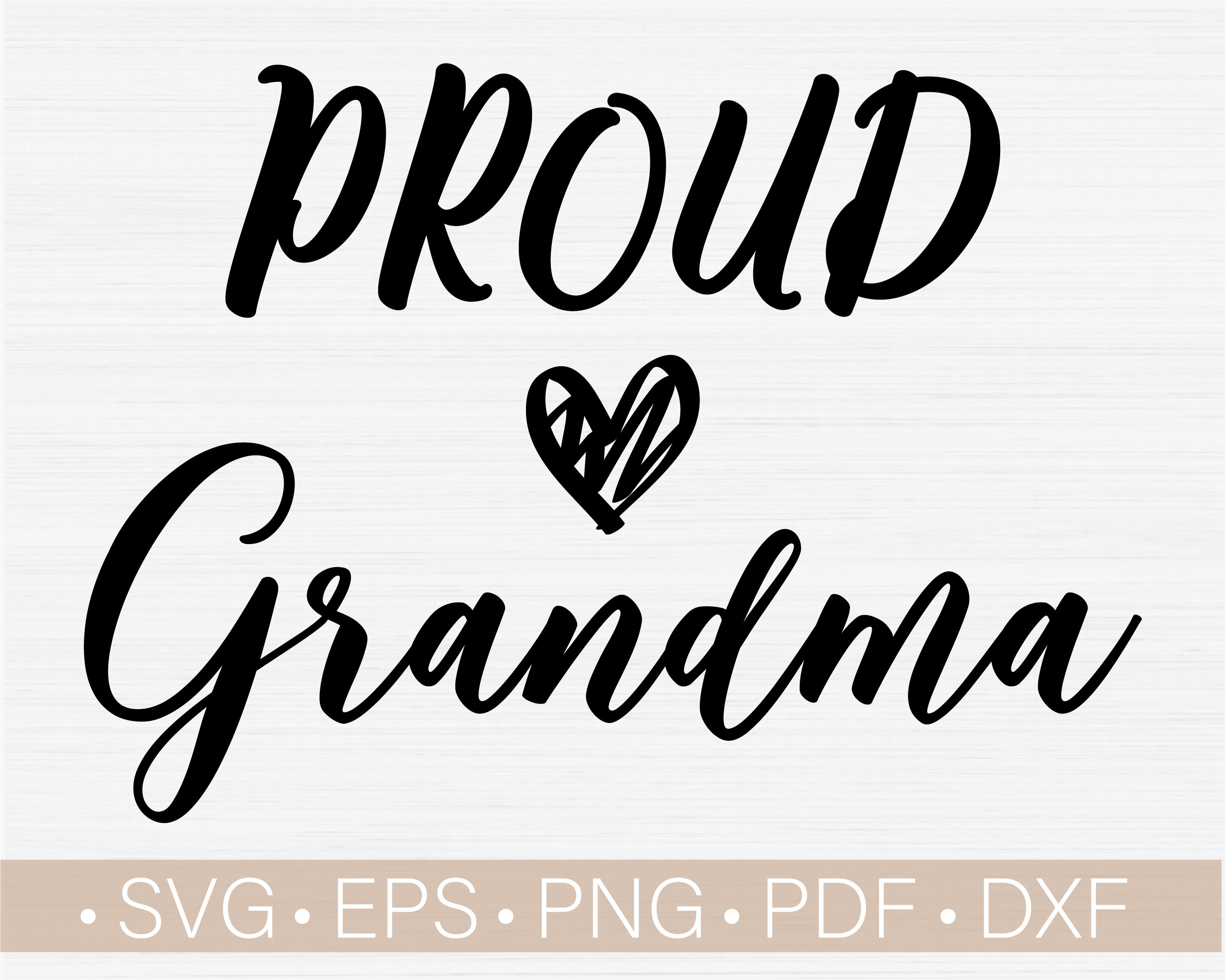 Proud Grandma Svg For Cricut Cut Cuttable File Funny Wine Etsy