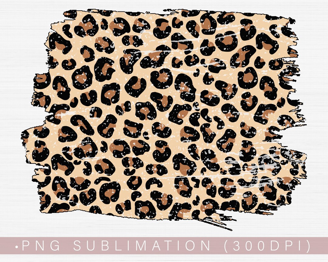 Distressed Leopard Png, Cheetah Background Png, Grunge Sublimation or ...