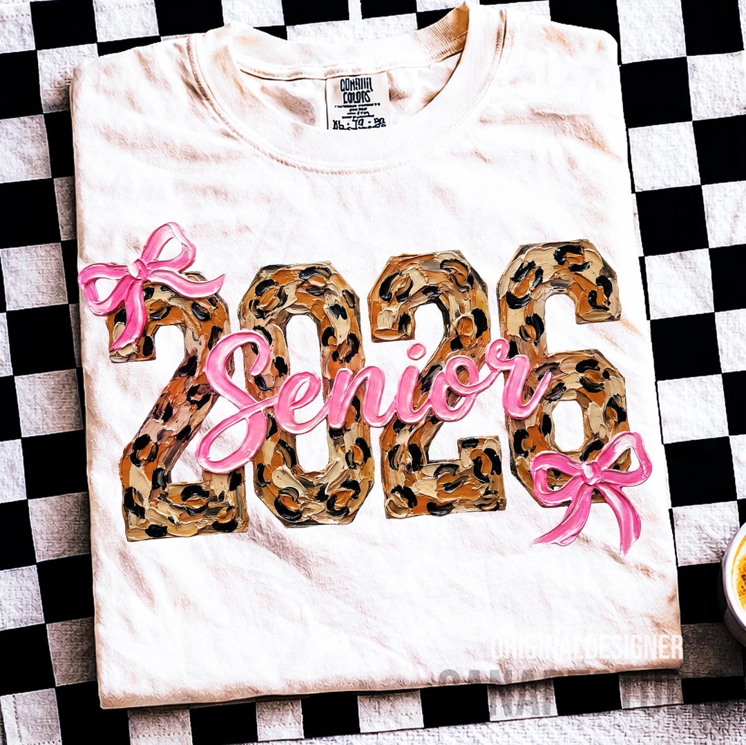 Leopard Senior 2026 Png, Graduation Sublimation Png, Class of 2026 Png ...