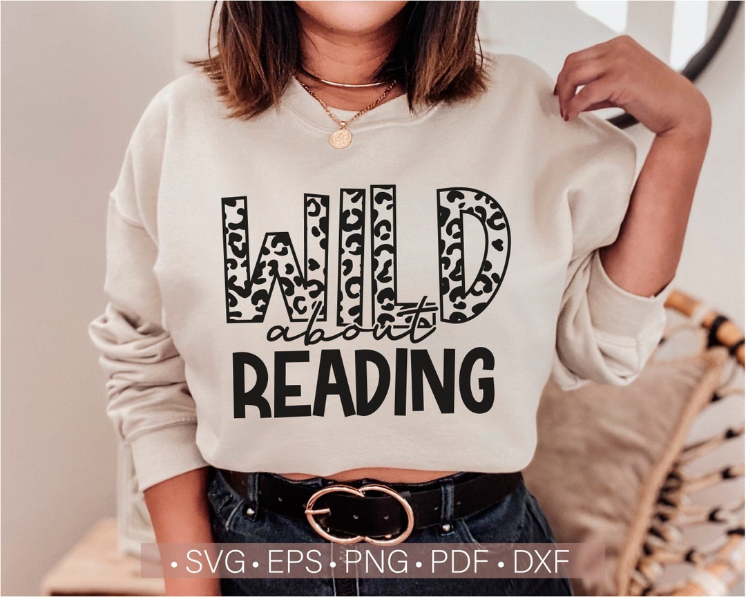 Wild About Reading Svg, Teacher Svg, Teacher Life Svg, Leopard ...