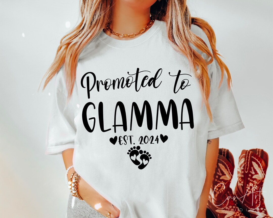 Promoted to Glamma Svg New Glamma Svg File Glamma Announcement Svg ...