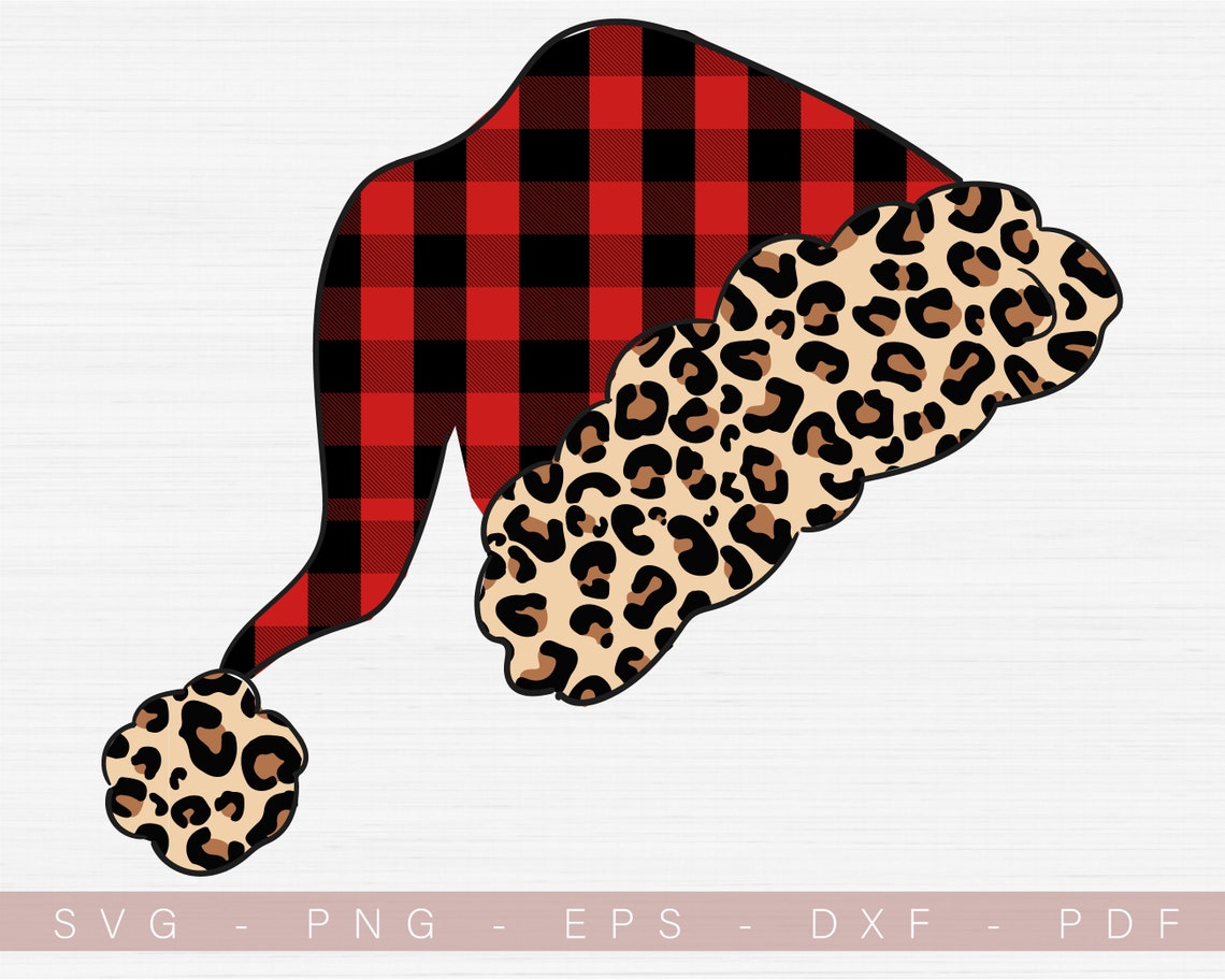 Santa Hat Svg Santa Hat Png Christmas Png Buffalo Plaid - Etsy