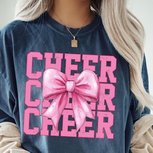 Pink Football Coquette PNG: Cheer Mama T-shirt Design (digital Download ...