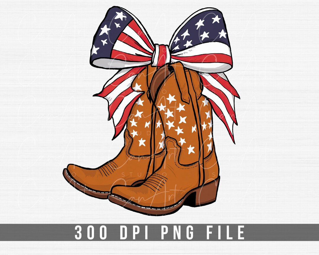 4th of July Coquette Cowgirl Png, Fourth of July Sublimation Png Print ...