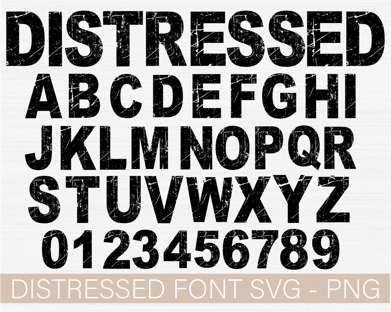 Distressed Font Svg Grunge Font Svg Distressed Alphabet Svg | Etsy