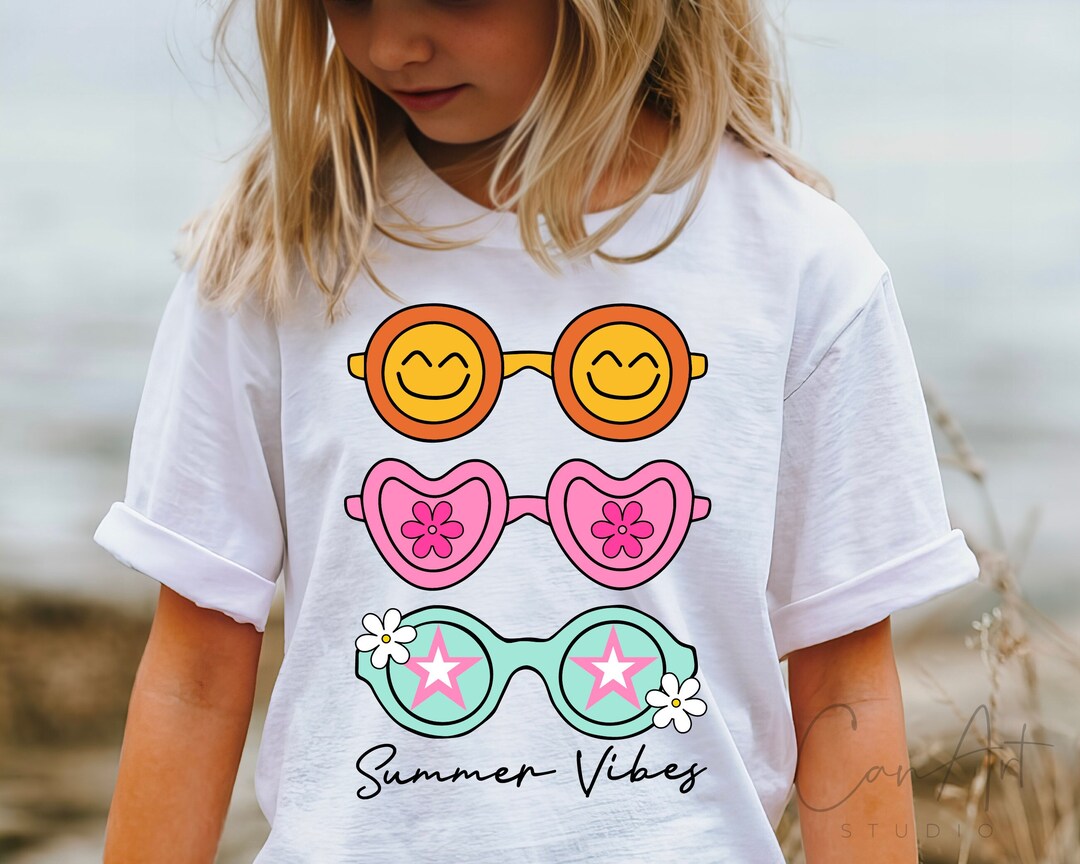 Summer Vibes Svg Png, Retro Groovy Summer Png Sublimation T-shirt Print ...