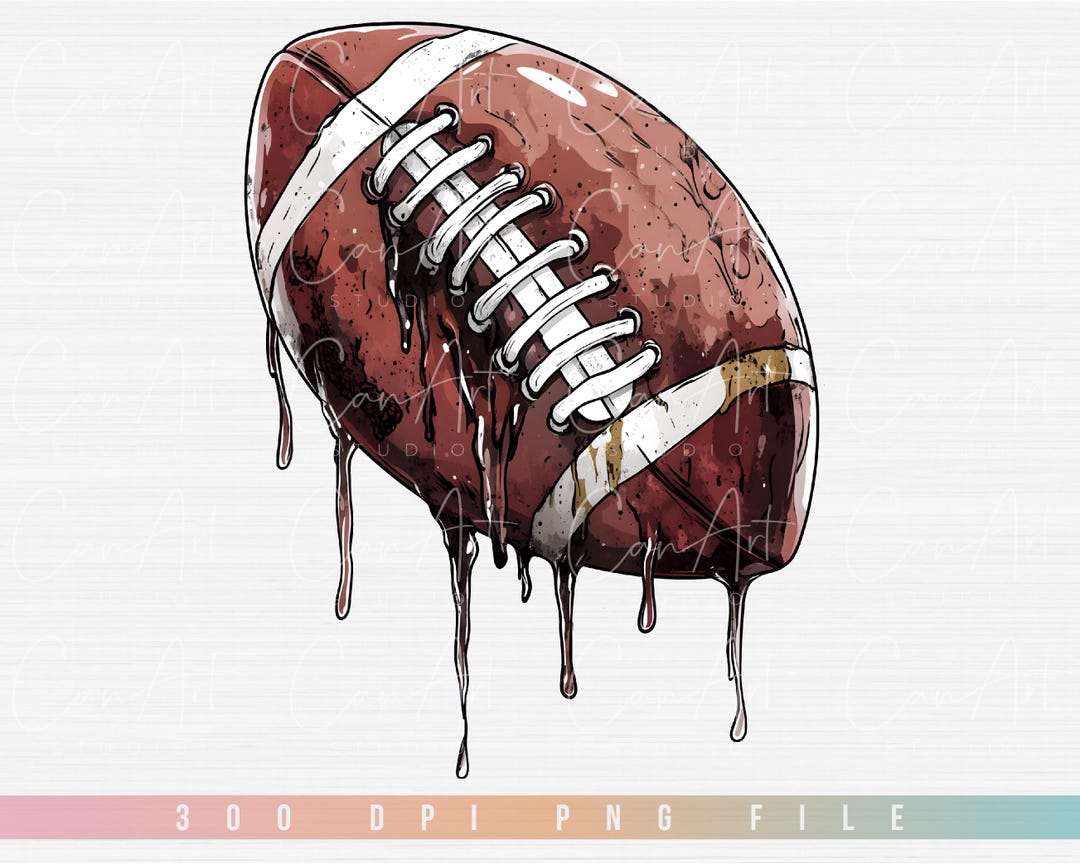 Dripping Football Ball Png, Vintage Football T-shirt, Mug Png Craft ...