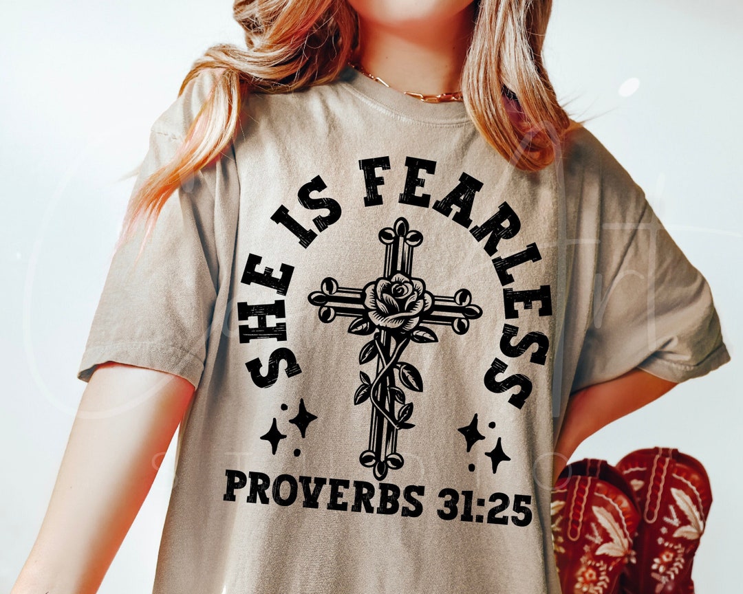 Ella es valiente svg, Proverbios 31:25 svg, archivo png svg cristiano ...