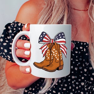 4th of July Coquette Cowgirl Png, Fourth of July Sublimation Png Print ...
