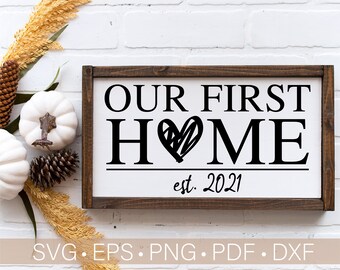 First Home Svg | Etsy