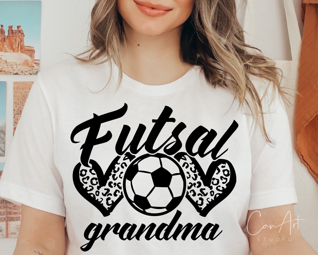 Futsal Grandma Svg, Futsal Grand Mother Shirt Svg,leopard Heart Svg ...
