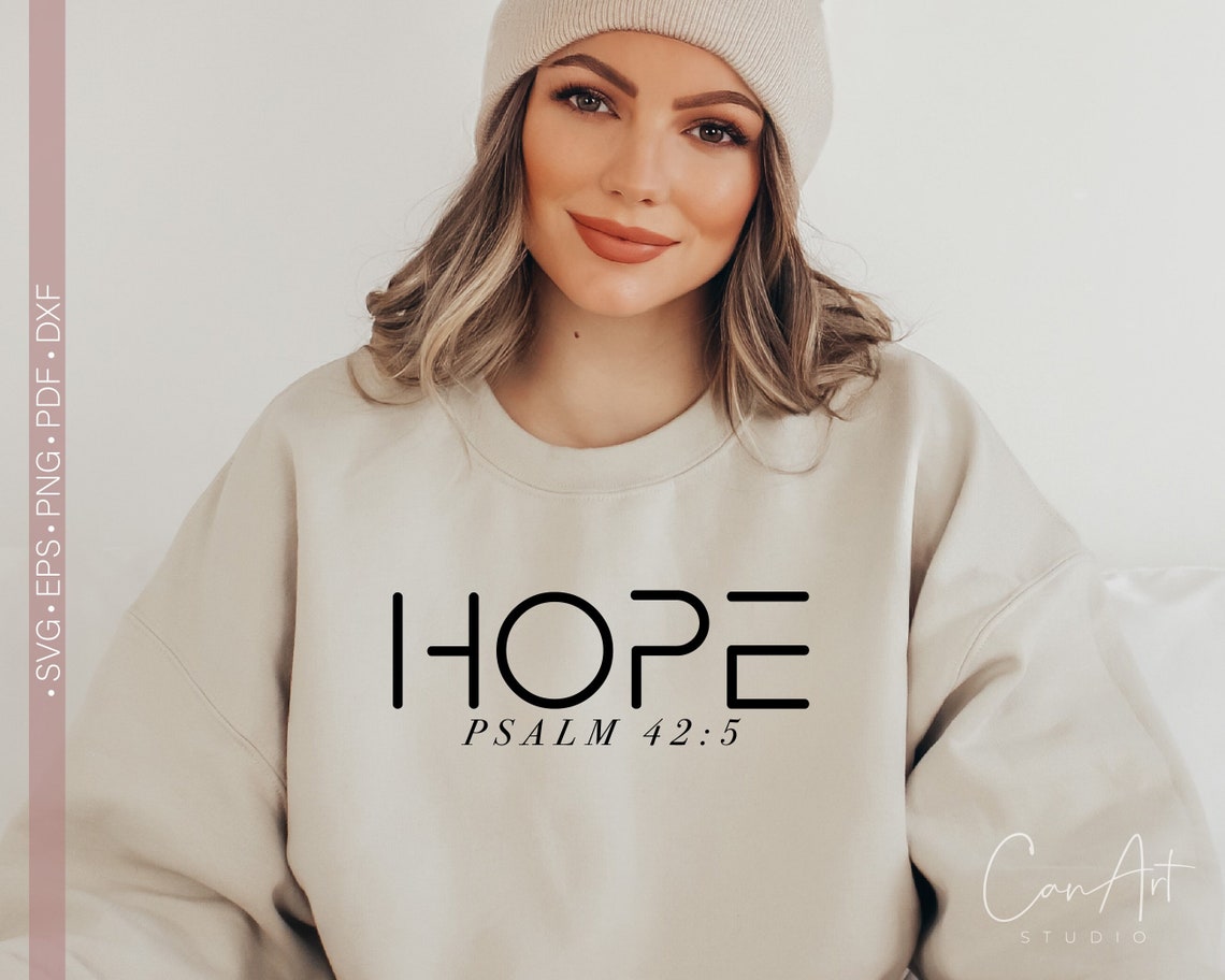 Hope SVG Inspirational Motivational SVG Christian Svg - Etsy