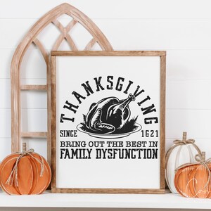 Family Dysfunction Svg Png, Family Thanksgiving Svg, Family Gathering ...