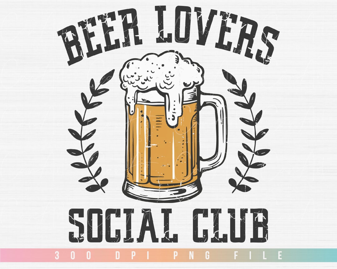 Beer Lovers Png, Beer Social Club Png, Social Drinking Png, Beer Party ...