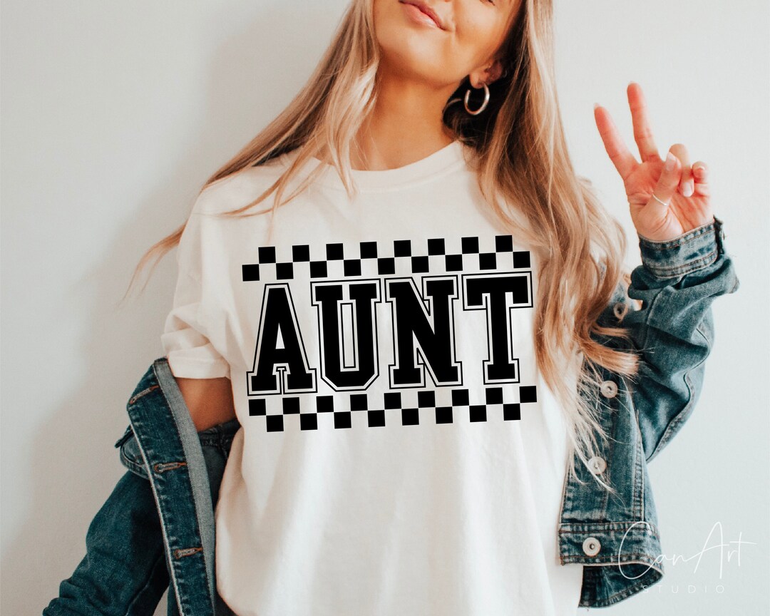 Aunt Svg Png, Aunt Life Svg Cut File for Cricut Retro Shirt Design ...