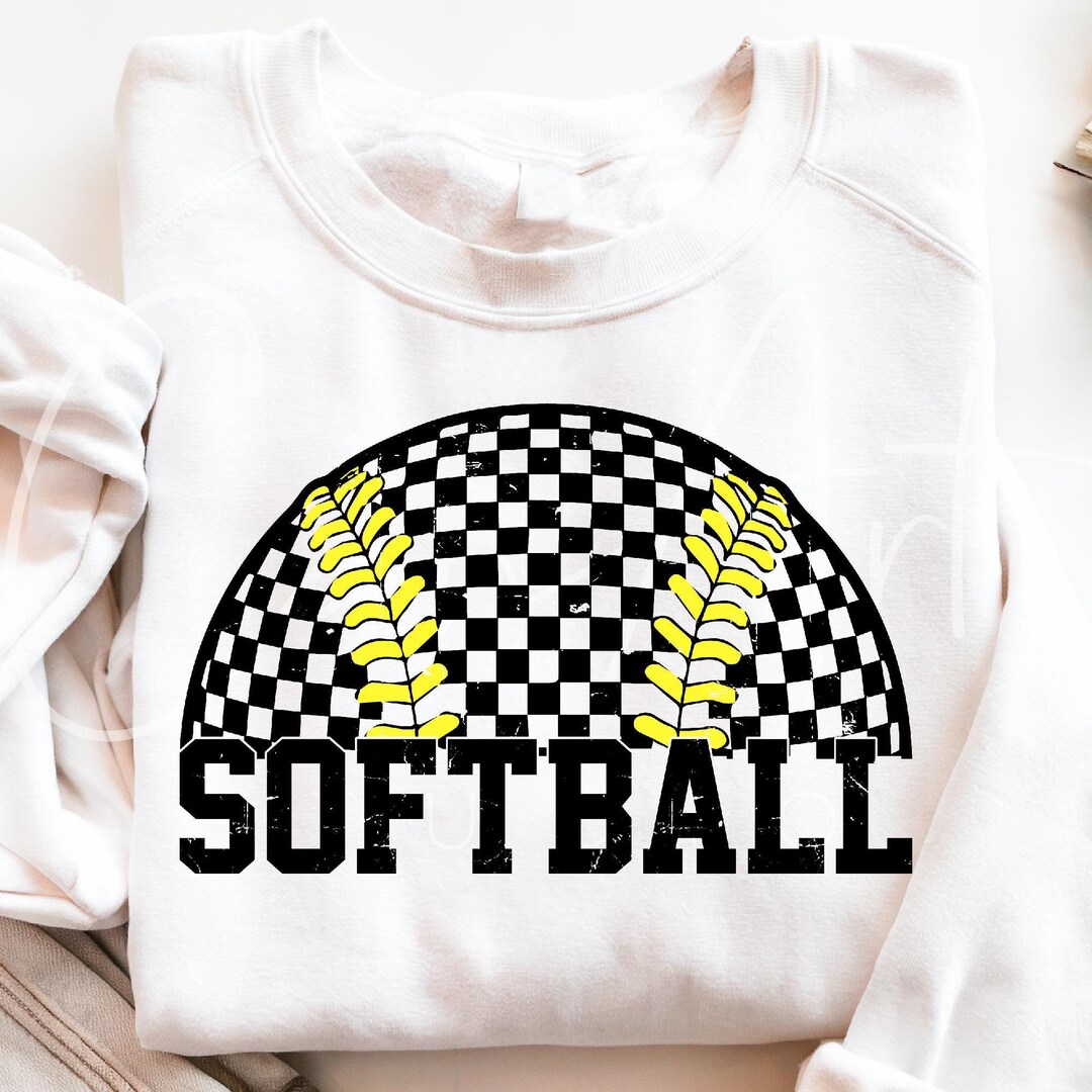 A Vibrant Softball Illustration in a High-quality PNG Format, Perfect ...