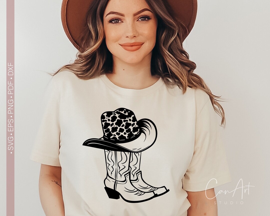 Chica de campo SVG PNG, Vaquera Svg, Svg de inspiración occidental ...