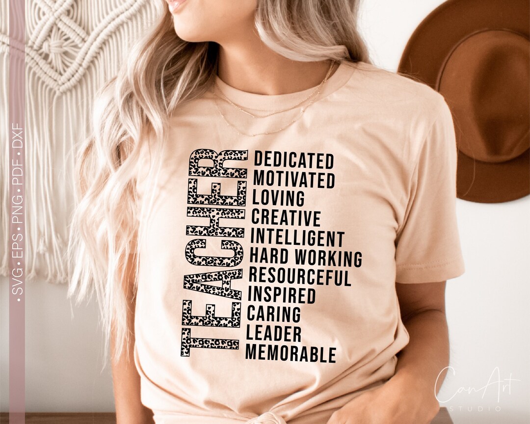 Teacher Svg Png, Leopard Teacher Life Svg Quotes, Gift for Teacher Svg ...