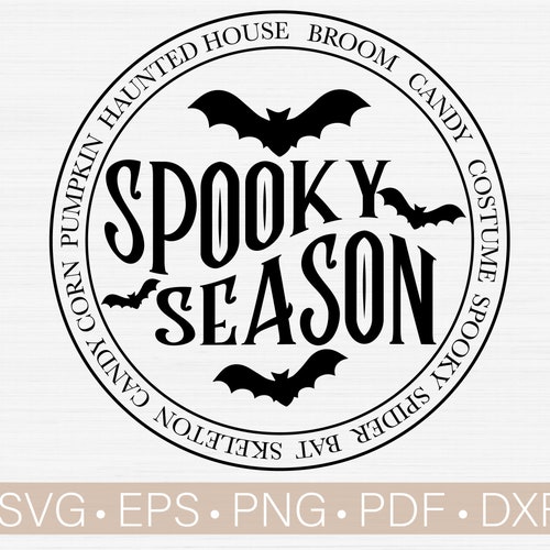 Spooky Season SVG Autumn SVG Halloween Shirt SVG Spooky - Etsy