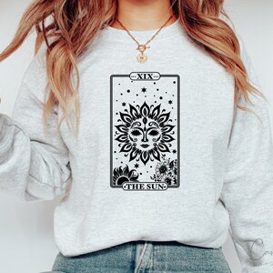 Tarot Card Sun Svg Png, Mystic Tarot SVG, Digital File, Illustration ...