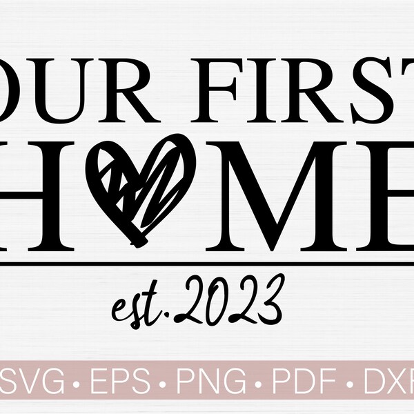 Our First Home - Etsy