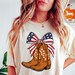4th of July Coquette Cowgirl Png, Fourth of July Sublimation Png Print ...