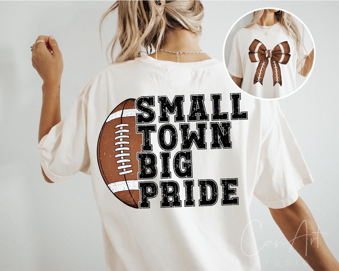 Small Town Football Pride PNG: Retro Coquette Design (digital Download ...