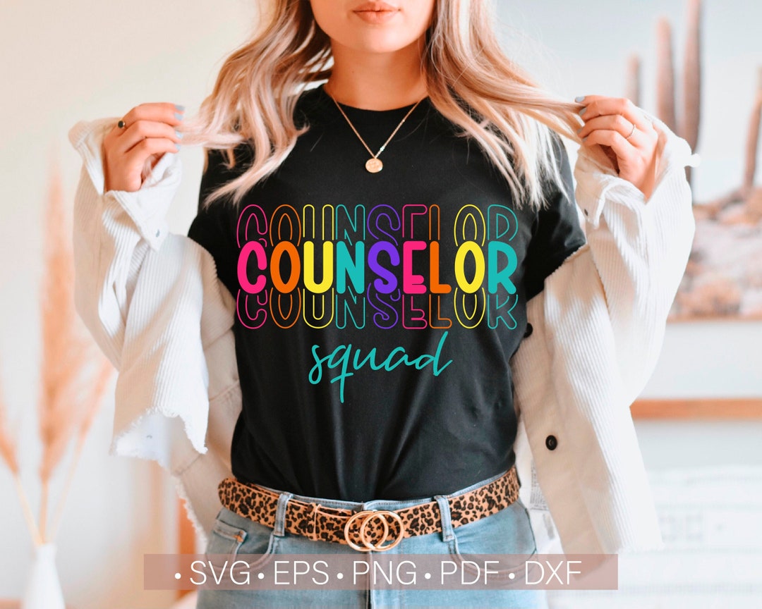 Counselor Squad Svg, Counselor Svg for Shirt Design, Back to School Svg ...