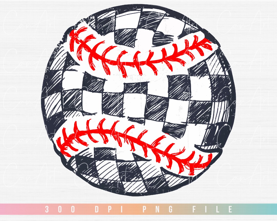 Checkered Baseball Png, Retro Baseball Shirt Png Sublimation Designs ...