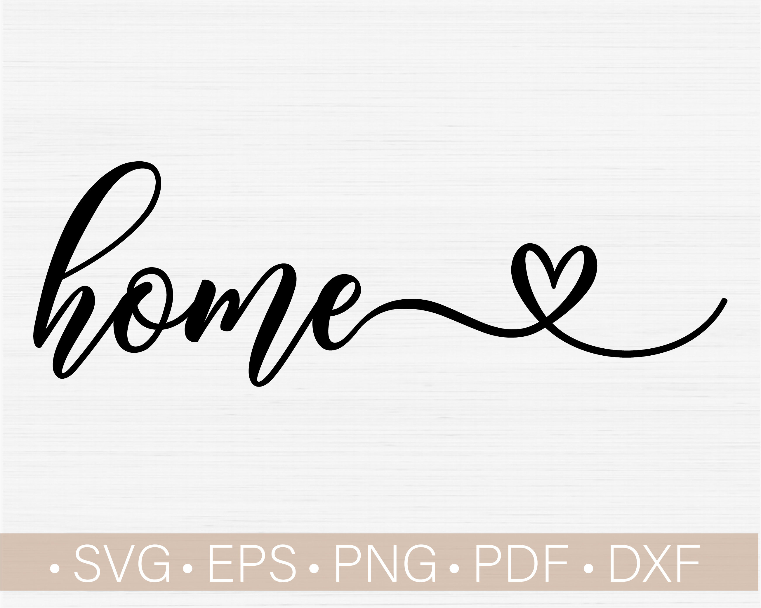 Home with Heart Svg Files for Cricut Home Sign Housewarming | Etsy