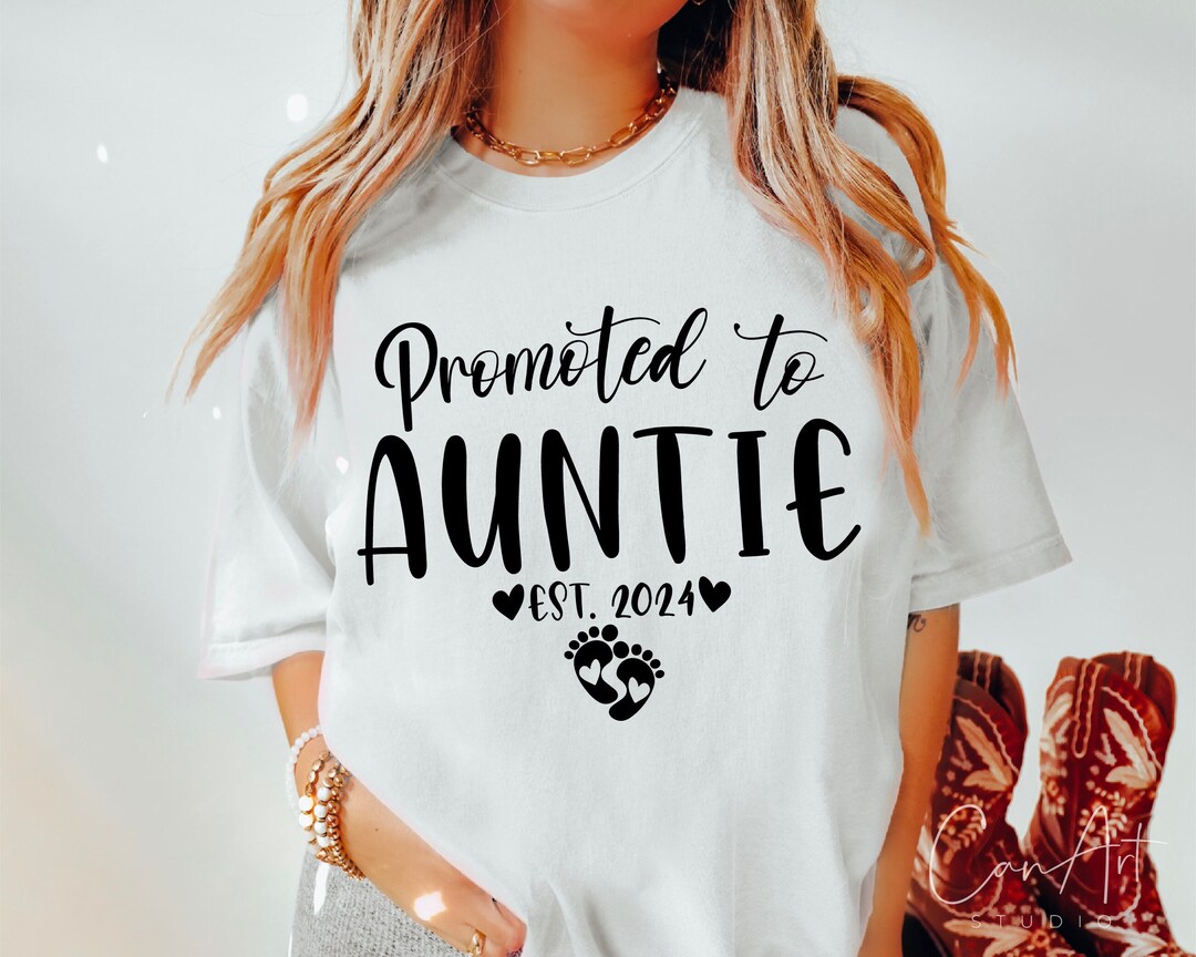 Promoted to Auntie Svg, New Aunt Svg Designs,aunt Cut Files, Crafting ...