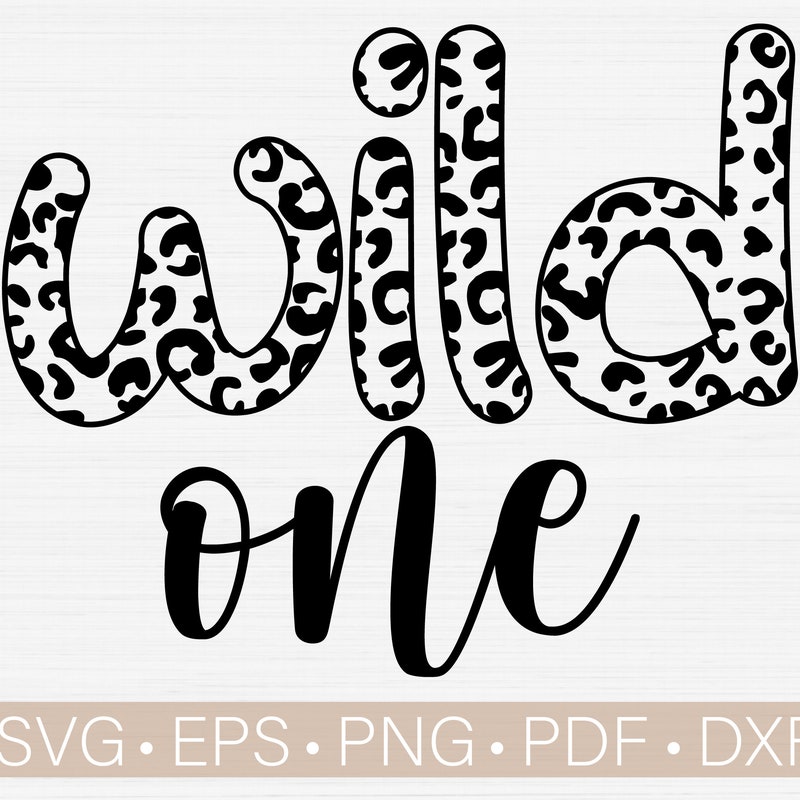 Wild One Svg - Etsy