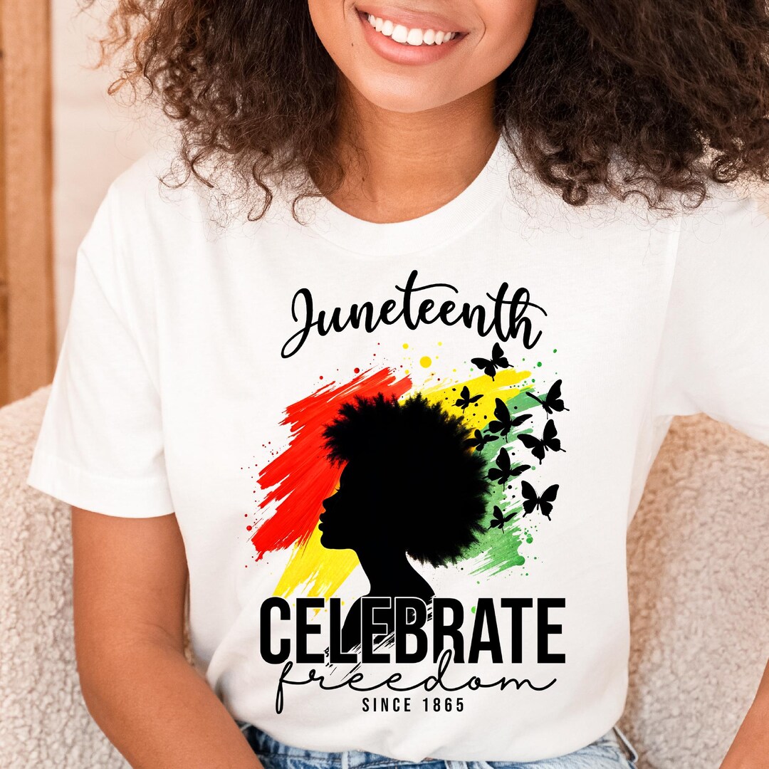 Juneteenth Celebrate Png, Freedom Day Png, Afrocentric Woman Silhouette ...