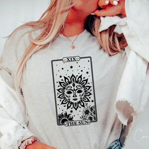 Tarot Card Sun Svg Png, Mystic Tarot SVG, Digital File, Illustration ...