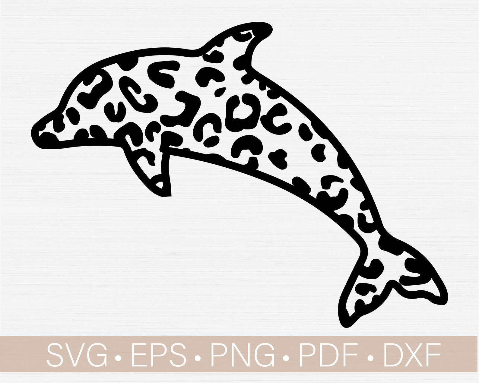 Dolphin Svg Ocean Svg Fish Svg Leopard Cheetah Svg Cut - Etsy
