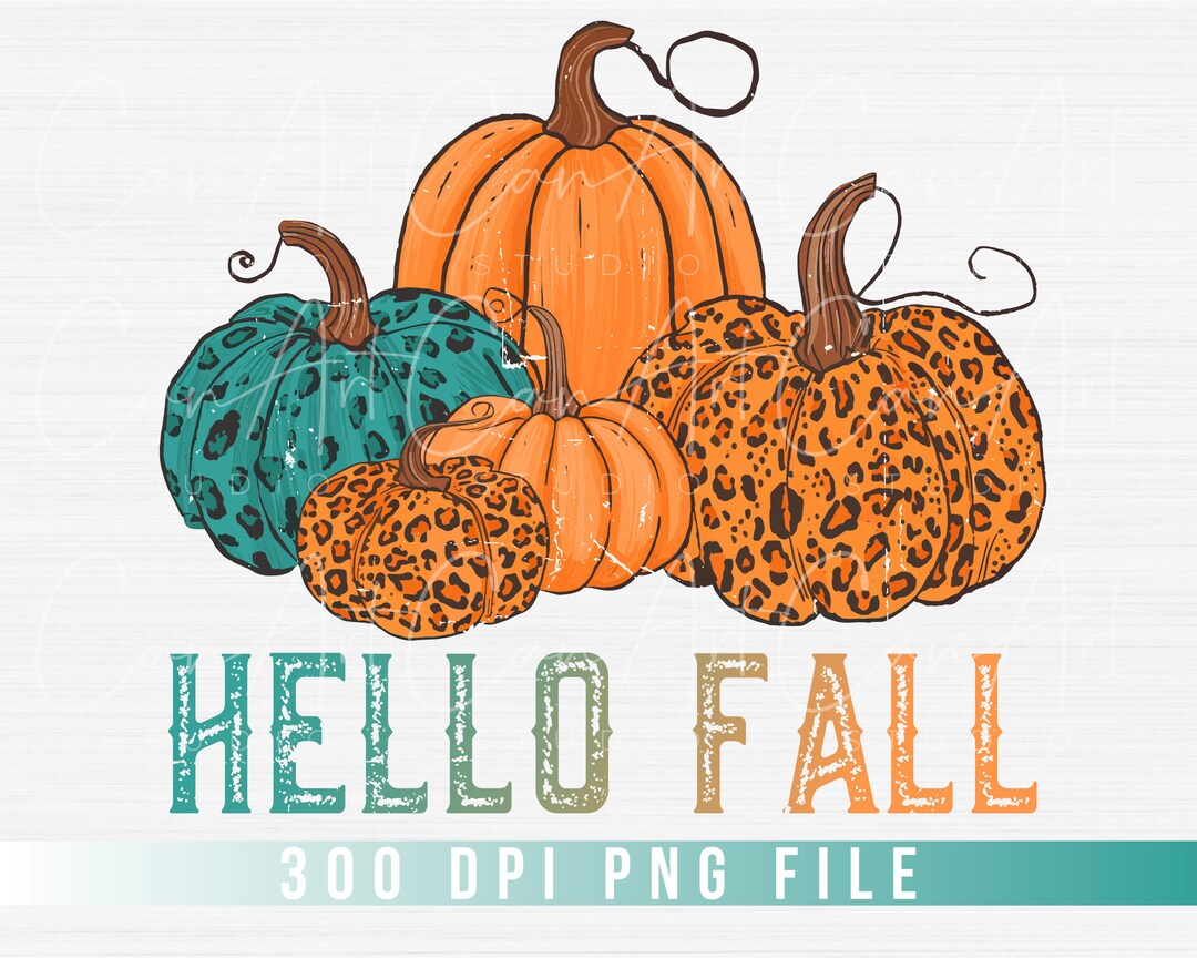 Hello Fall Png, Hello Autumn Png Sublimation T-shirt, Mug Png ...