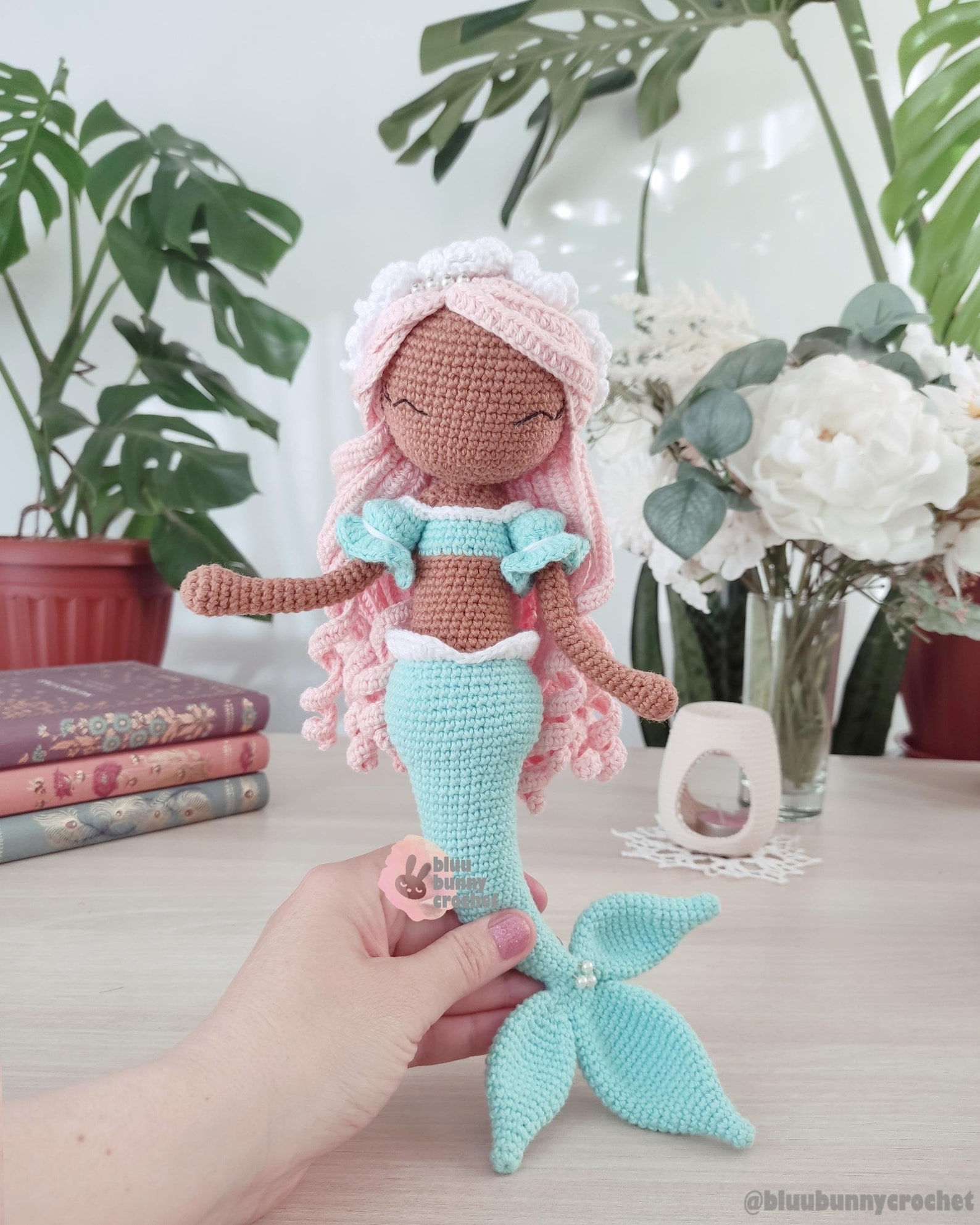 Crochet Mermaid Pattern MEDIUM Size Eng/esp/hun Mermaid - Etsy