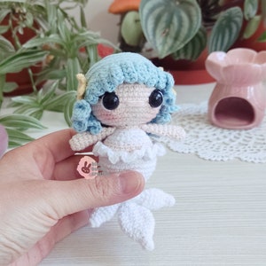 Mini Mermaid Crochet Doll Pattern PACK 5in1, Size-eng/esp/hun- Mermaid ...