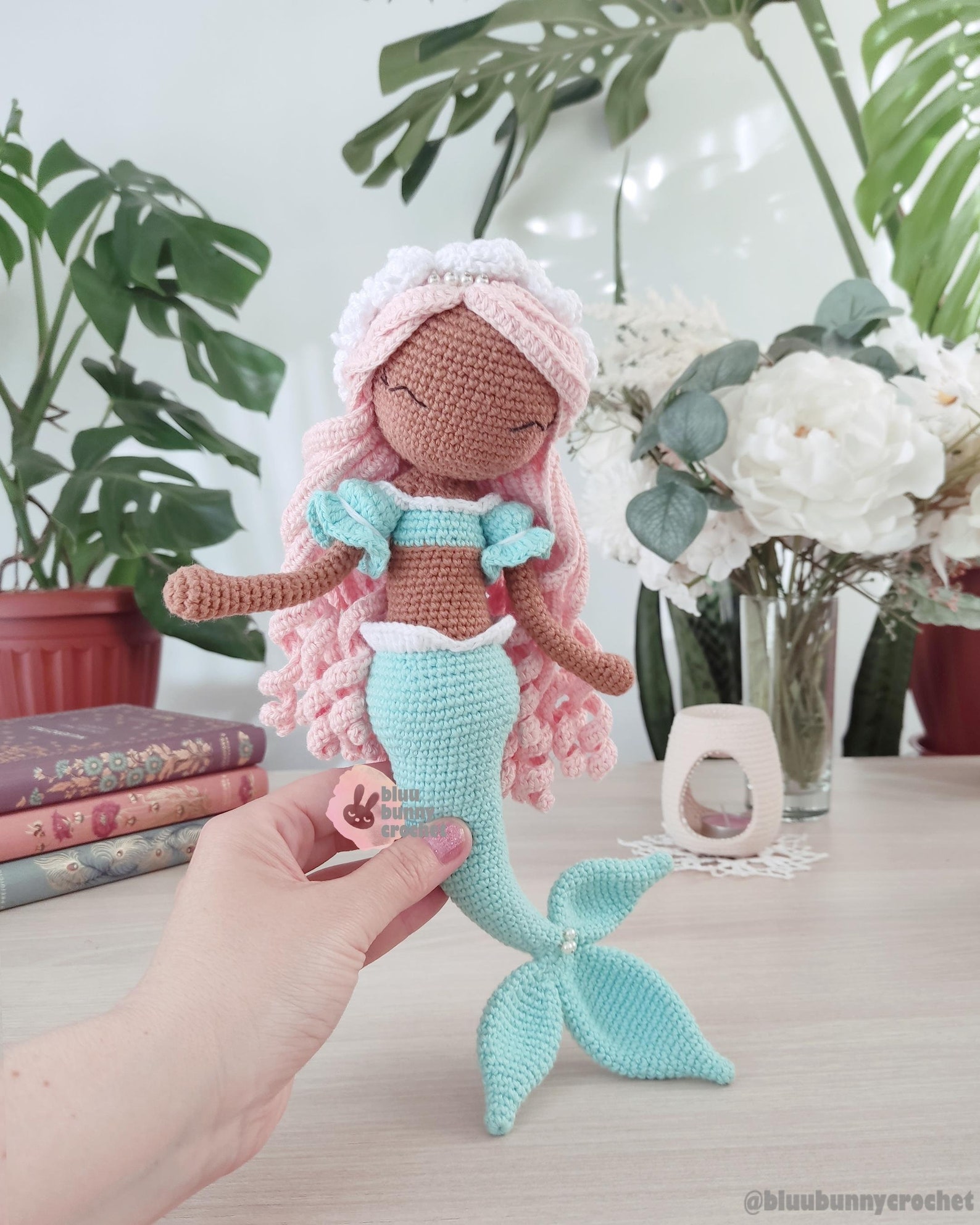 Mermaid Crochet Doll Pattern PACK 3in1 MEDIUM - Etsy