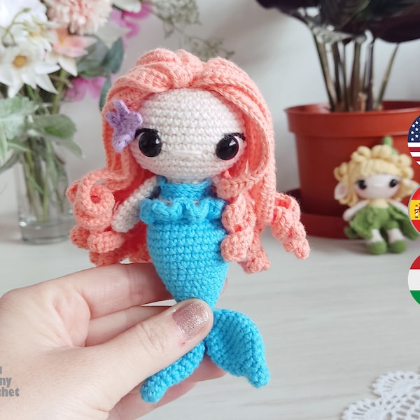Crochet Baby Mermaid Pattern - Etsy