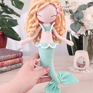 Crochet Mermaid Doll Pattern: Amigurumi Sirenita Pattern - Etsy