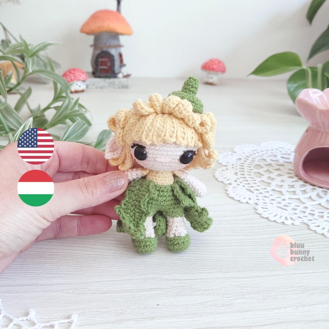 Dandelion Fairy Crochet Pattern: Mini Amigurumi Doll (PDF Pattern) - Etsy