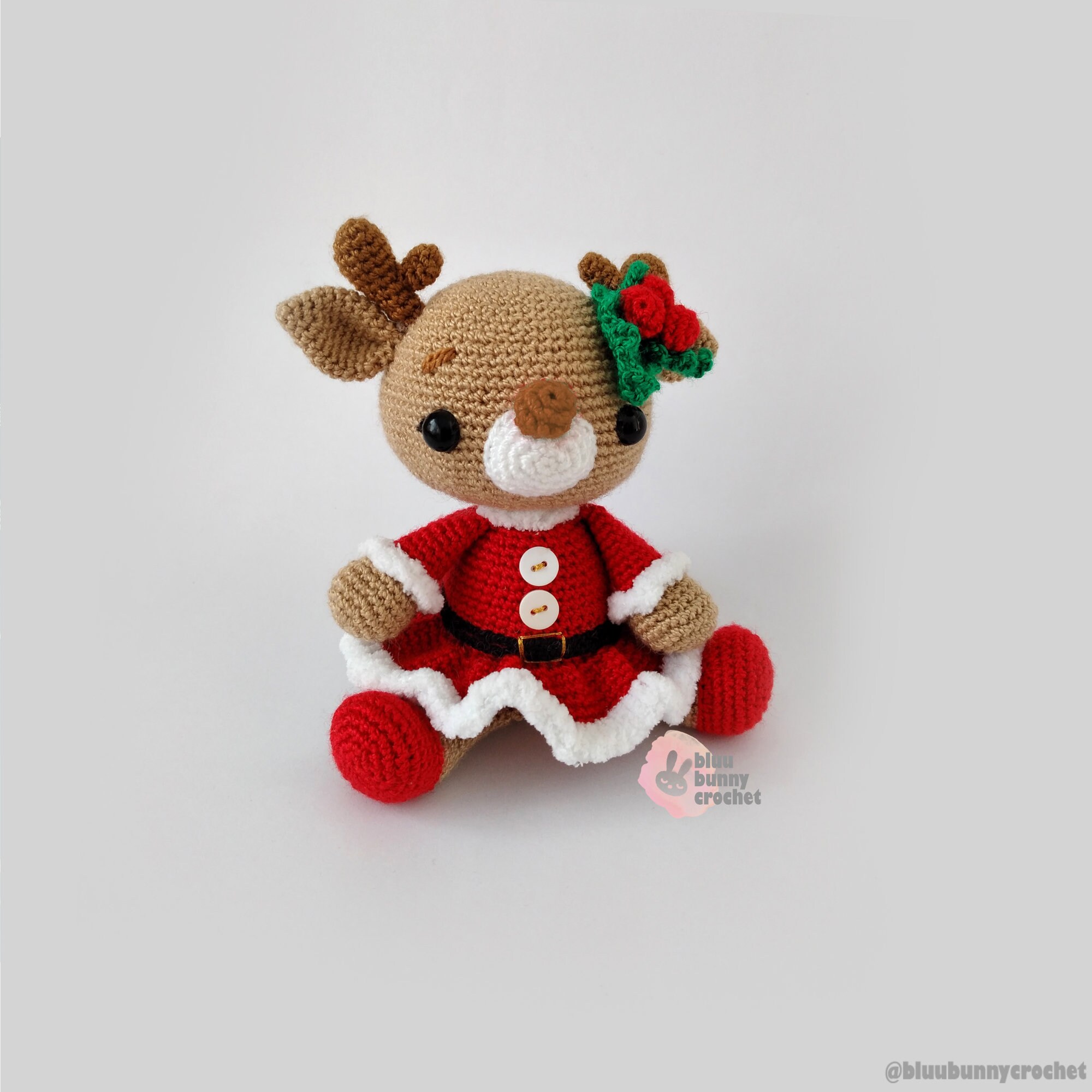 Amigurumi Reindeer Crochet Pattern: Ruby and Rudy Set (PDF Pattern) - Etsy