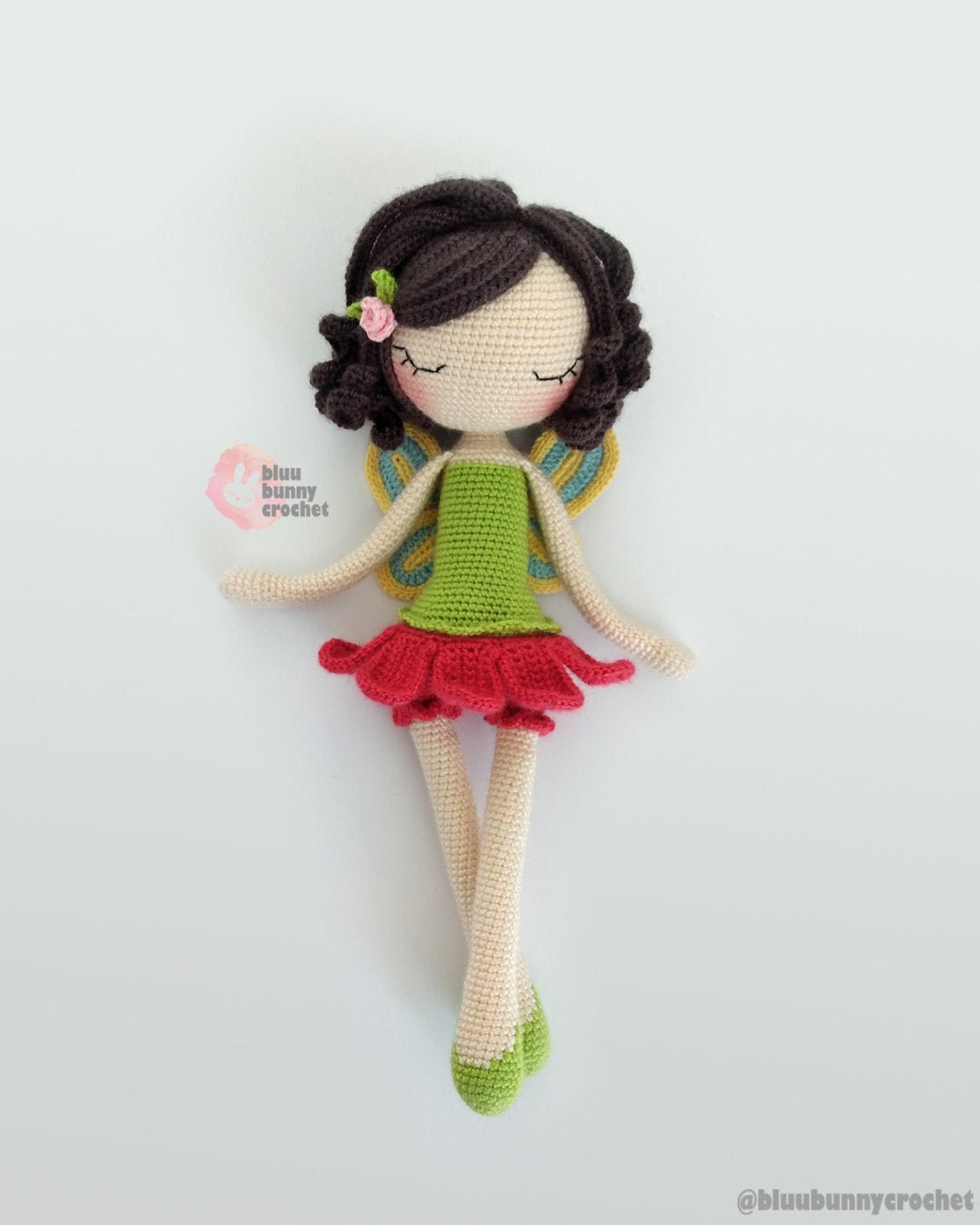 Flower Fairy Crochet Doll Pattern ENG/ESP/PT Fairy Amigurumi - Etsy