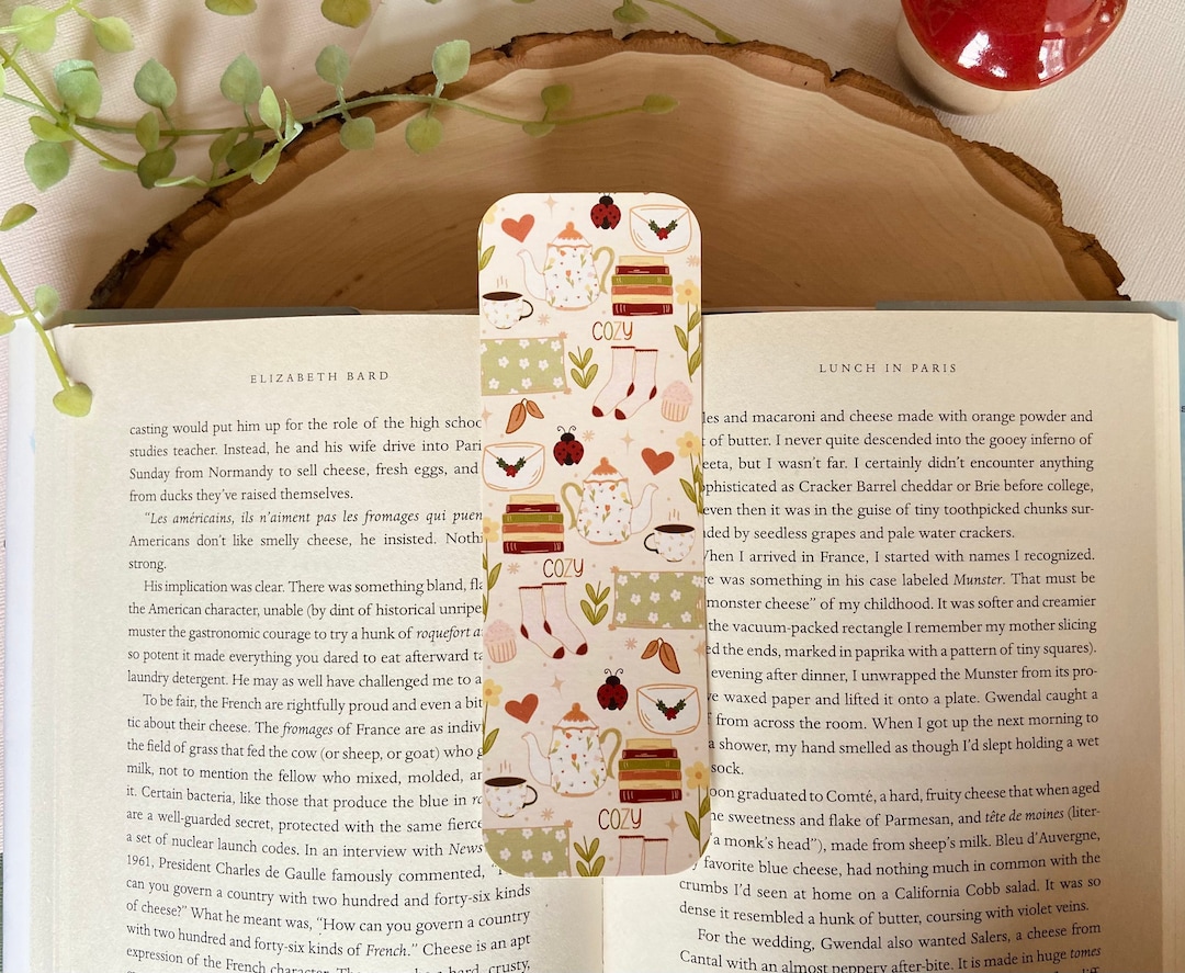 Cozy Collage Bookmark - Etsy