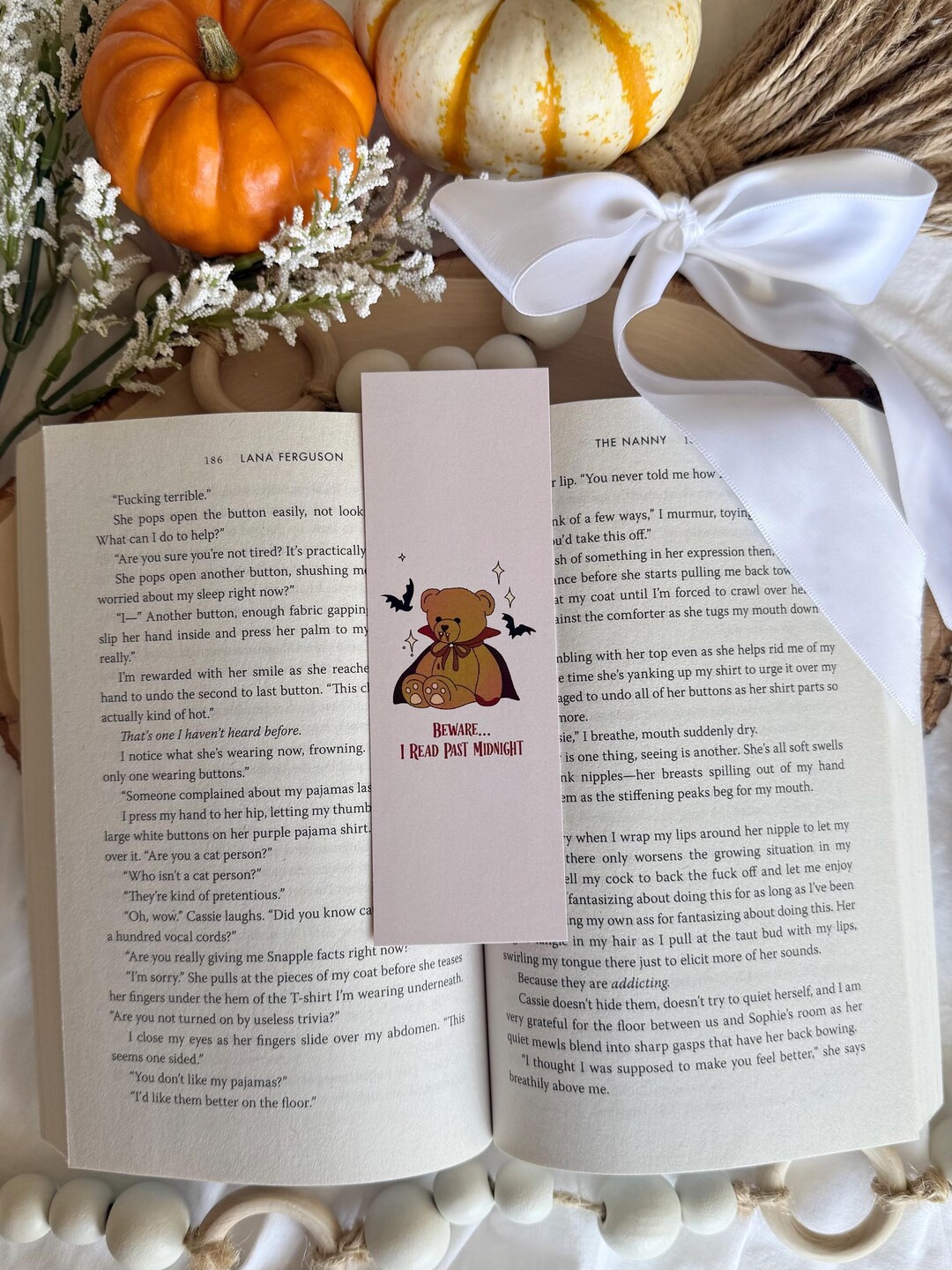 Beware… Vampire Bear Bookmark - Etsy