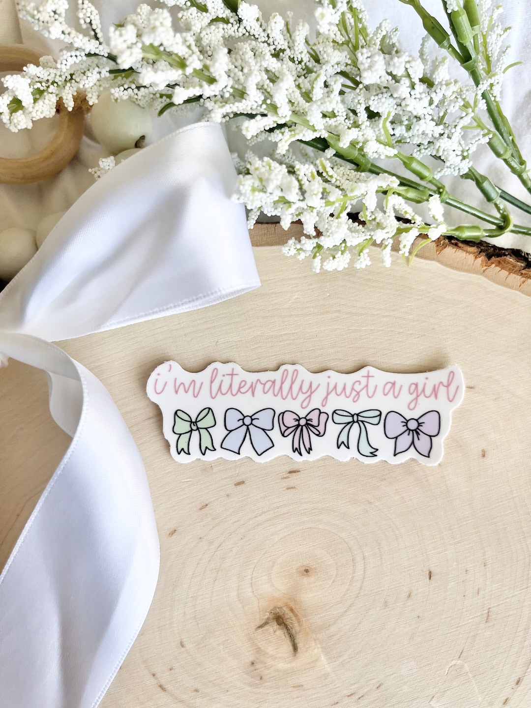 I’m Literally Just a Girl Sticker - Etsy