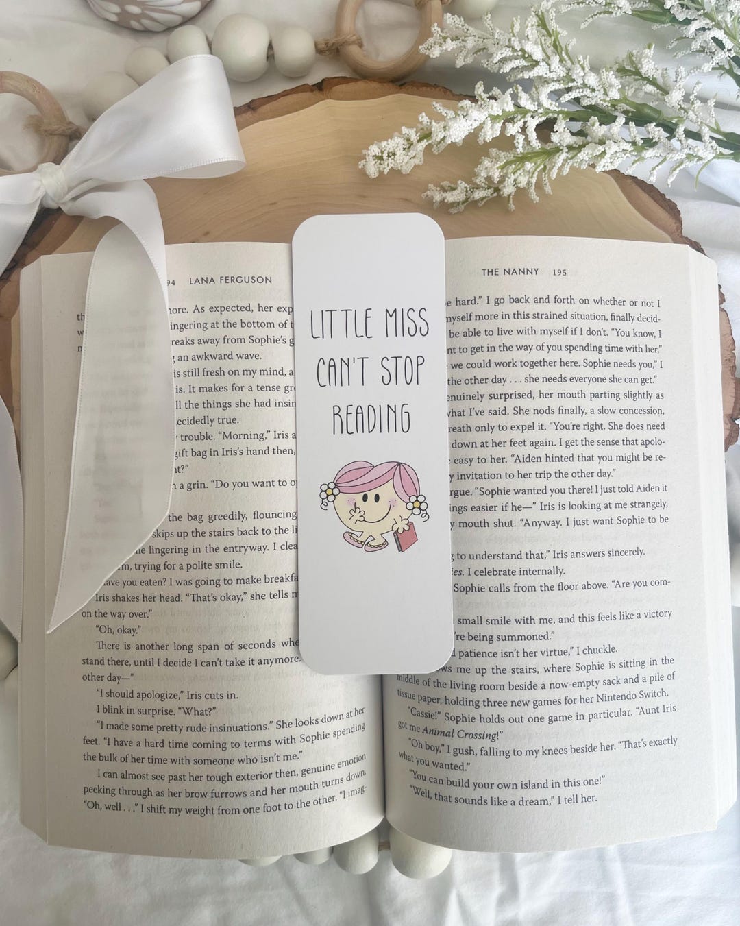 Little Miss Can’t Stop Reading Bookmark - Etsy
