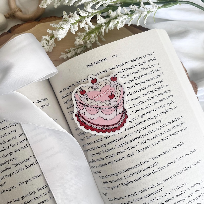 Vintage Cake Book Sticker - Etsy
